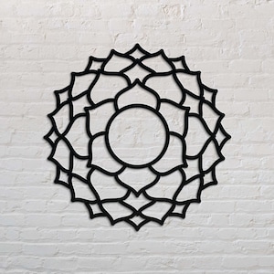 7 Chakras Laser Cut Files (svg, Dxf, Pdf, Ai, Eps), Zen Decor Vector ...