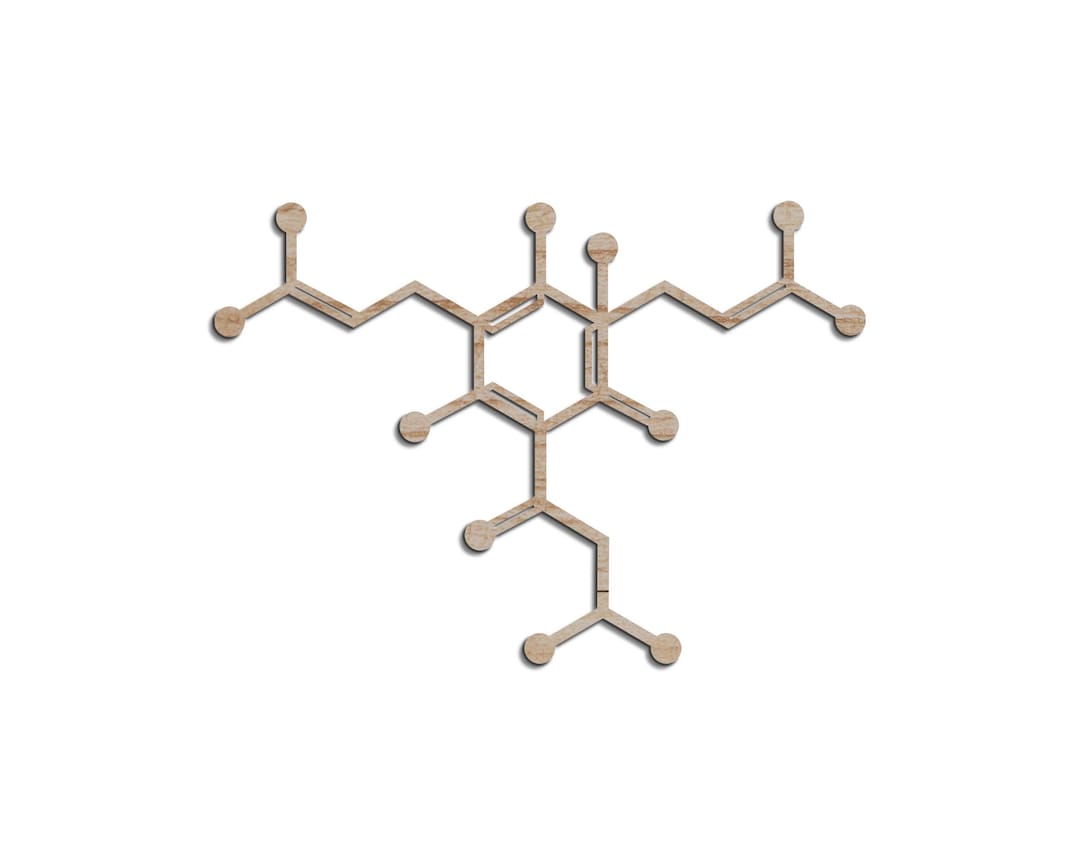 Beer Molecule Laser Cut Files (svg, Dxf, Pdf, Ai, Eps), Glowforge Files ...