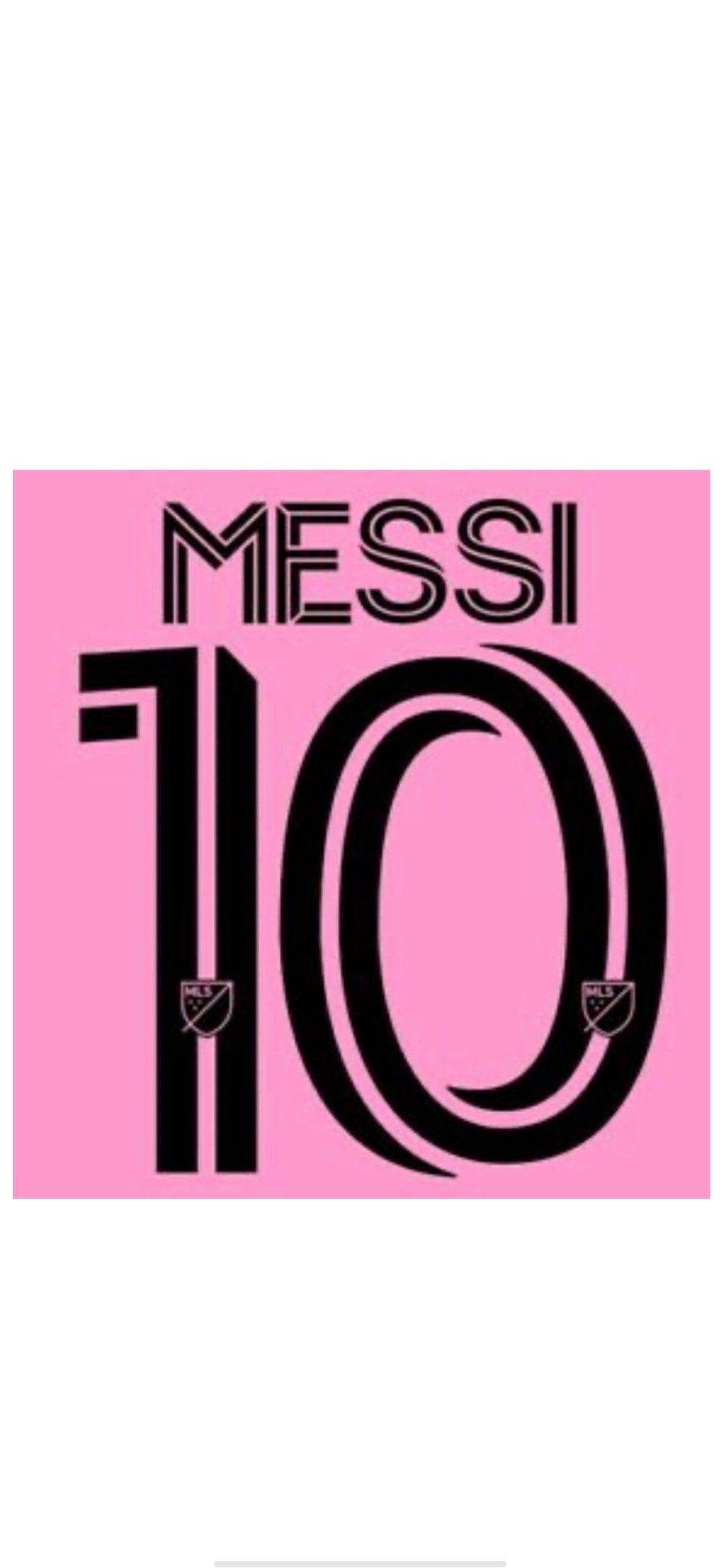 Inter Miami Kids Size Messi 10 Name Set MLS 2023 Lionel Messi - Etsy