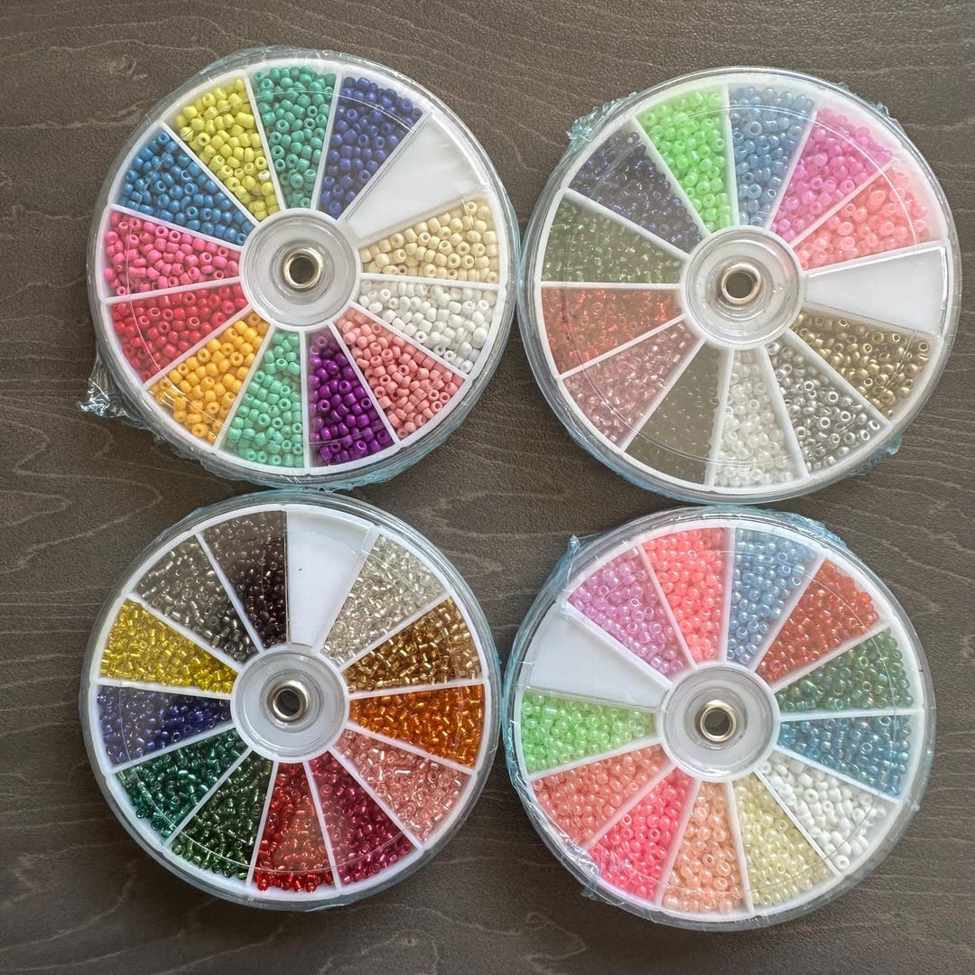 Beads Kit, Small Box of Beads, Supplies to Make Your Own Jewellery ...