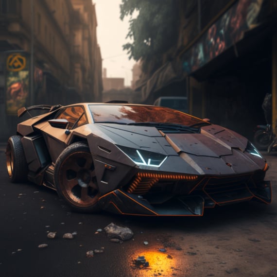 Custom Lamborghini Aventador Paint