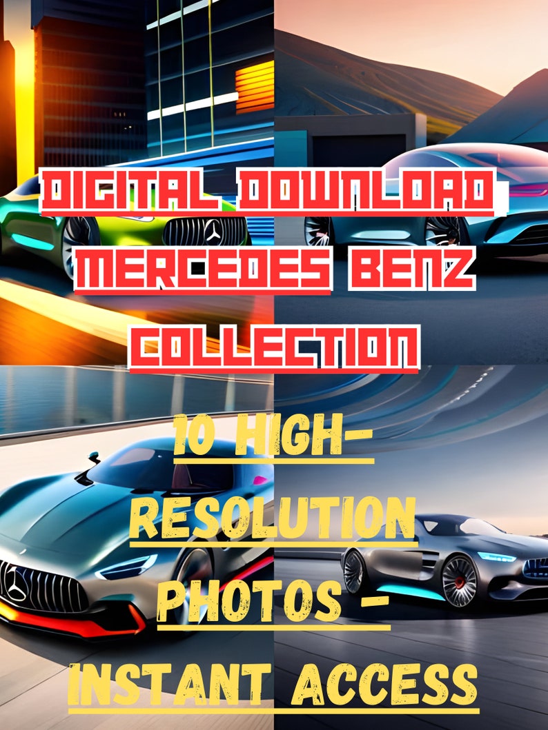 20 Mercedes-benz Collection Inspired Wallpaper Bundle: 20 Digital ...