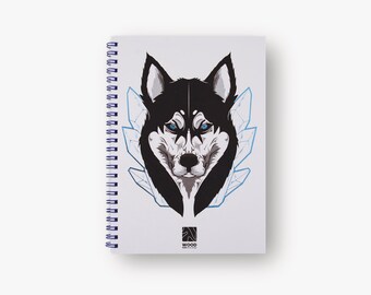 Husky Notebook - Etsy