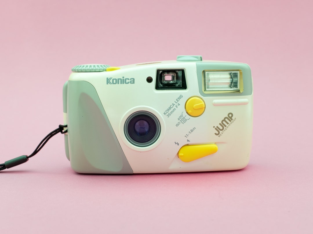 Konica JUMP Weatherproof Point and Shoot 35mm Vintage Film Camera | Retro From the 1990s ...