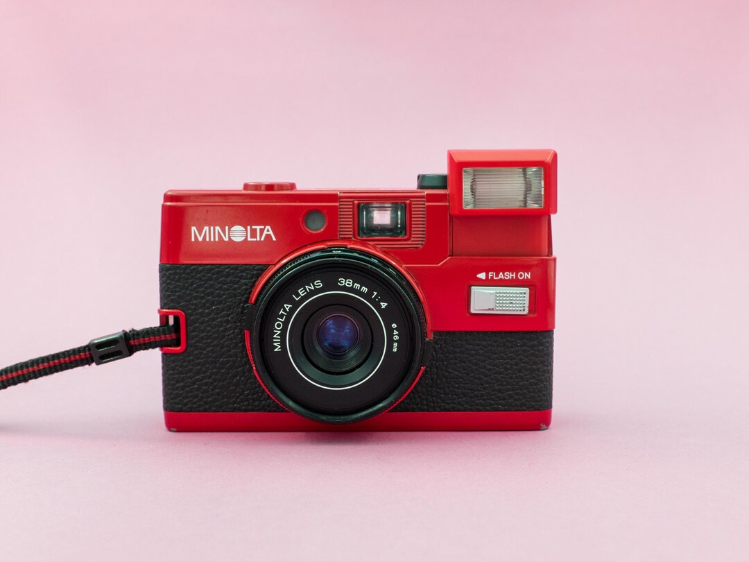 Minolta Hi-matic GF Vintage 35mm Film Camera Released in 1984 | 1980's ...