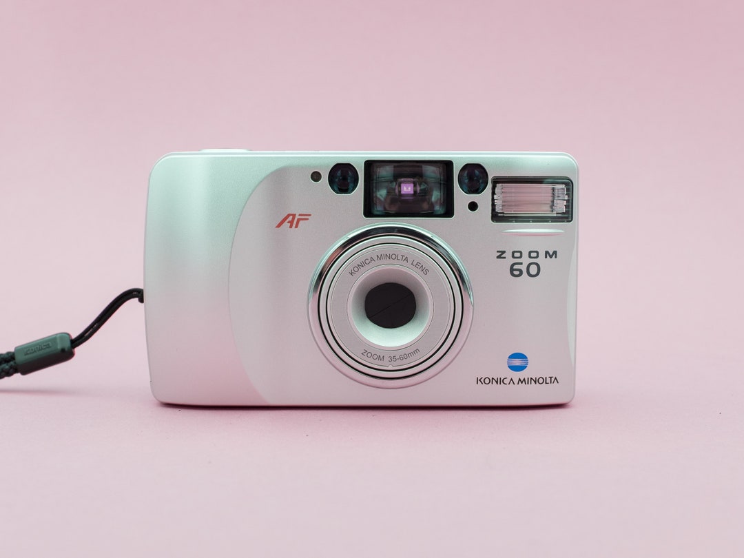 Minolta Zoom 60 Vintage 35mm Film Point and Shoot Camera From the Early ...