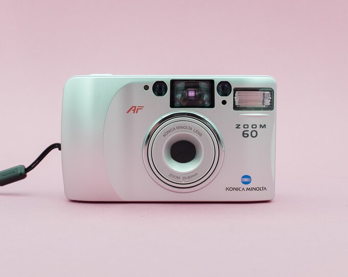 Minolta Zoom 60 Vintage 35mm Film Point and Shoot Camera From the Early ...