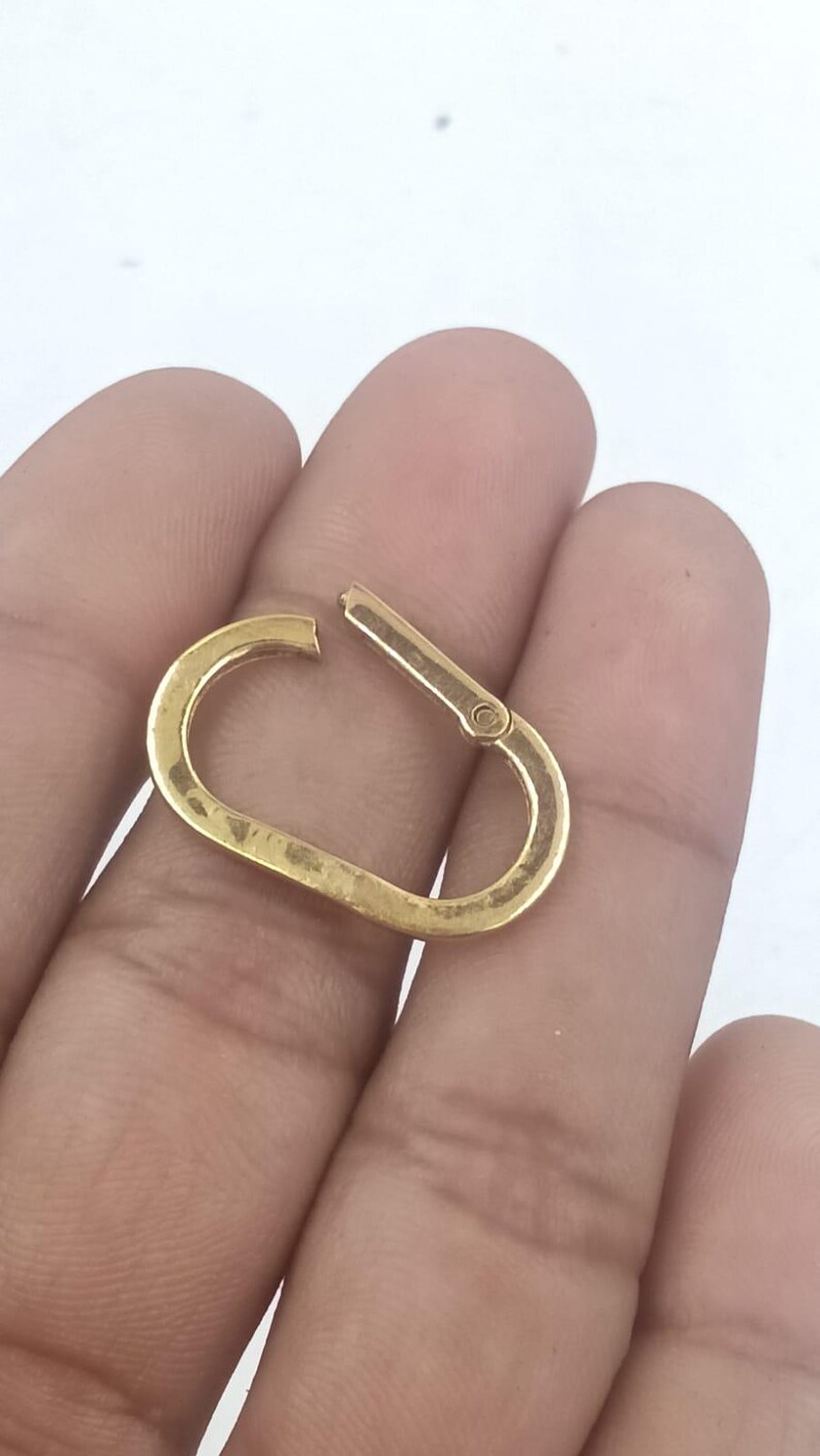 Solid 14k Gold Push Lock, Gold Clip Holder Enhancer Clasp Connector ...