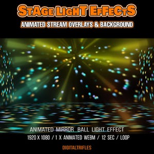 Animated Stage Light Effects, Twitch Stream Overlays and Backgrounds ...