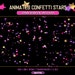Animated Confetti Twitch Overlay Stream Decoration Streamer - Etsy