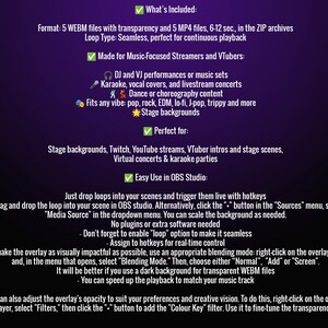 Animated Stream Backgrounds and Overlays, Stage Light Effects for ...