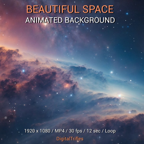 Space Room Twitch Overlay - Etsy