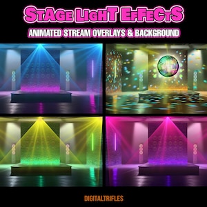 Animated Stage Light Effects, Twitch Stream Overlays and Backgrounds ...