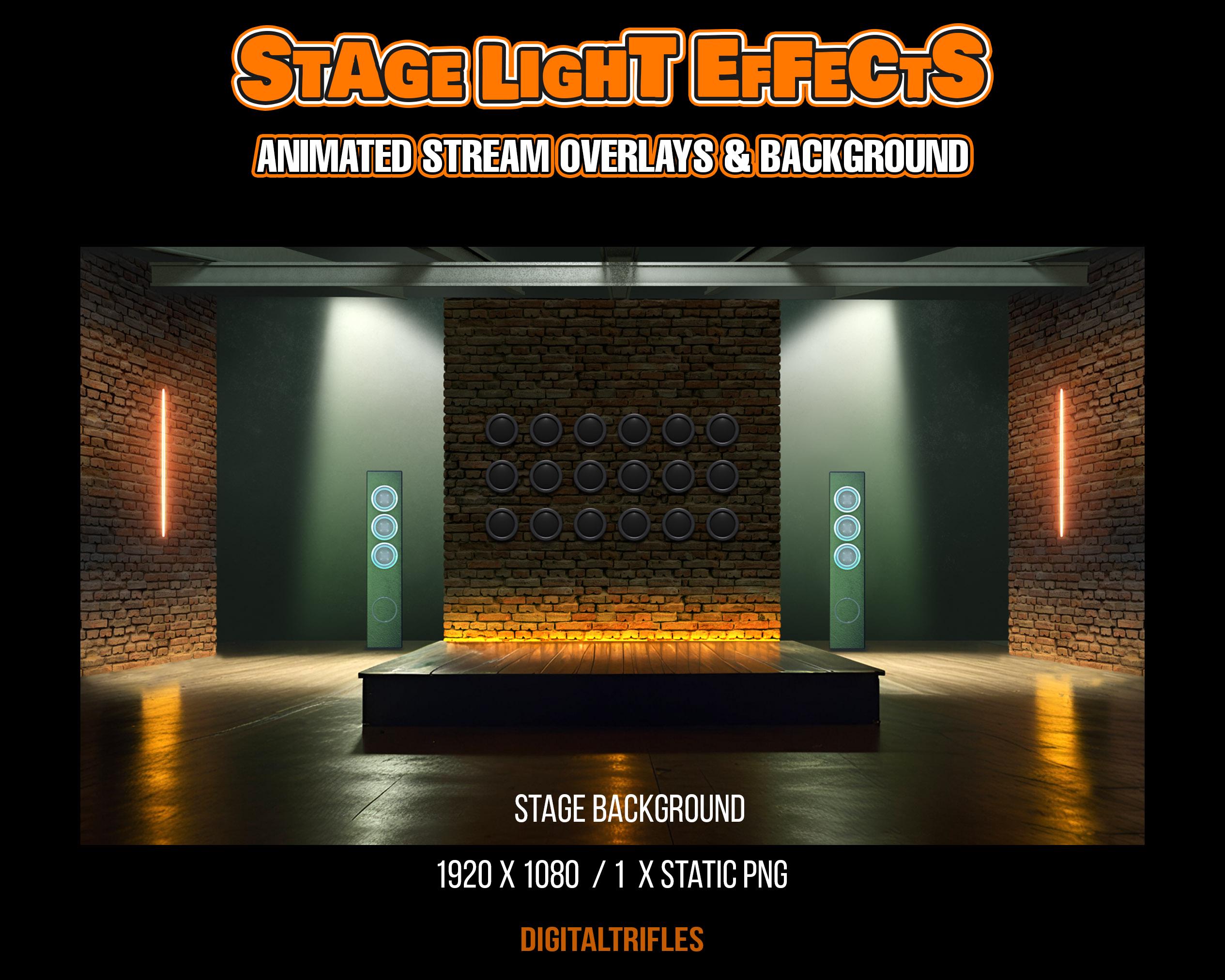 Animated Stage Light Effects, Twitch Stream Overlays and Backgrounds ...