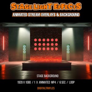 Animated Stage Light Effects, Twitch Stream Overlays and Backgrounds ...