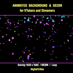 Animated Vtuber Background, Music Stage and Decor, Twitch Stream Assets ...