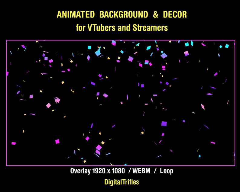 Animated Vtuber Background, Music Stage and Decor, Twitch Stream Assets ...