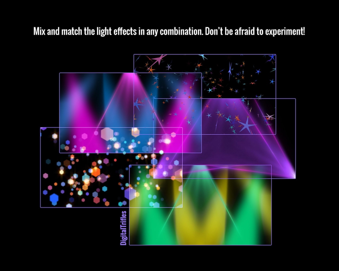 Animated Stream Backgrounds and Overlays, Stage Light Effects for ...