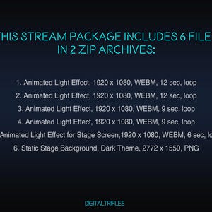 Vibrant Laser, Stage Light Effects, Stream Overlays and Background for ...