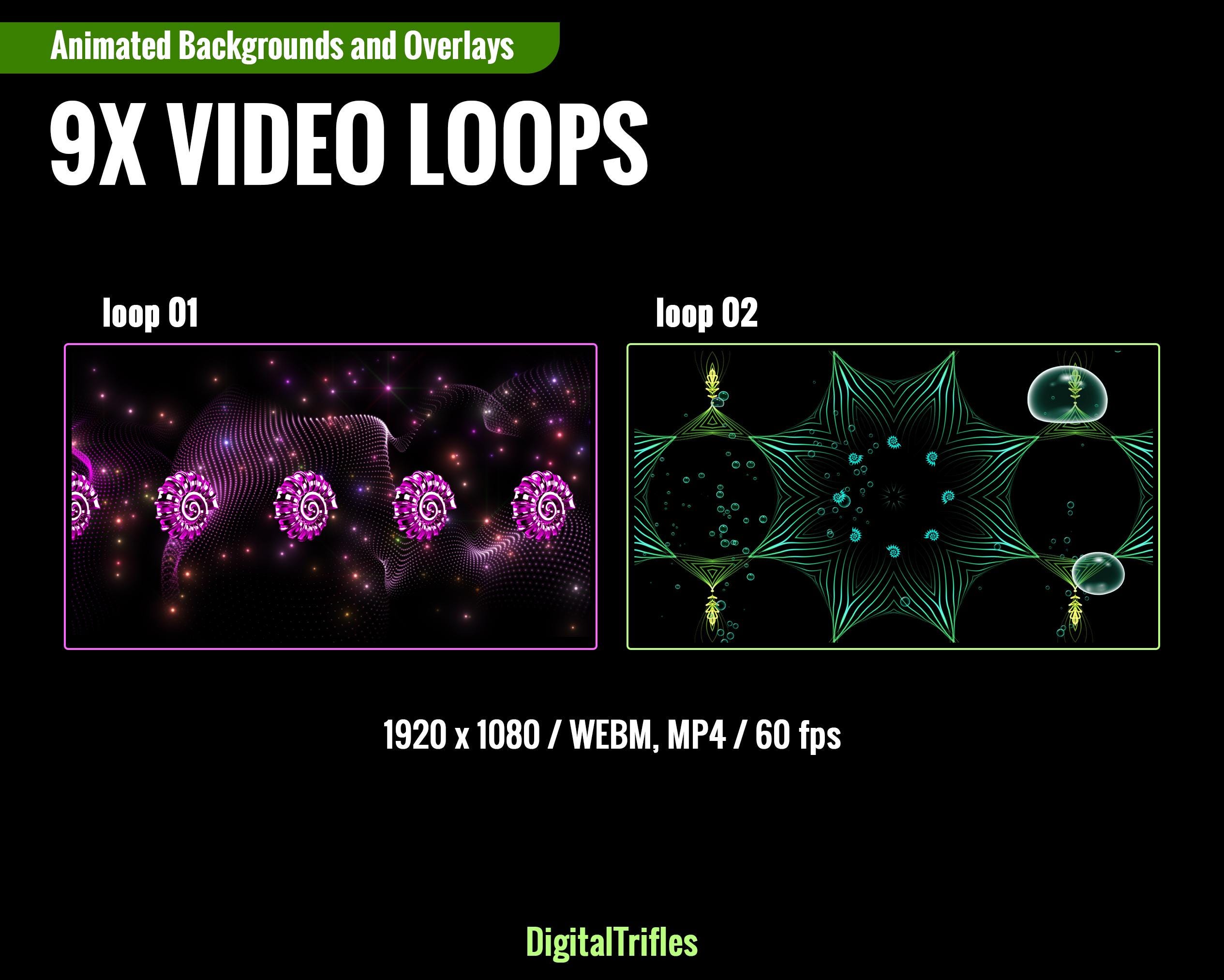 Video Loops, Animated Stream Overlays & Backgrounds, Vtuber and ...