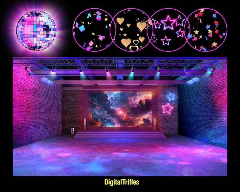 Animated Vtuber Background, Music Stage and Decor, Twitch Stream Assets ...