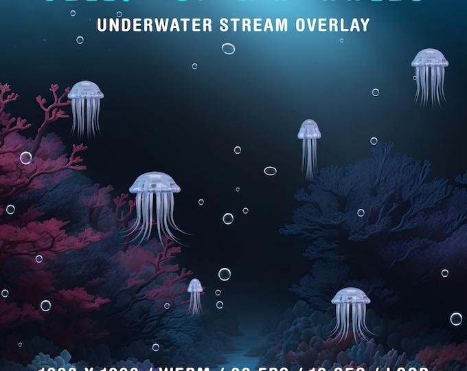 Deep Sea Stream Pack - Ocean Themed Twitch Overlay | Animated Scenes ...