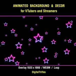 Animated Vtuber Background, Music Stage and Decor, Twitch Stream Assets ...
