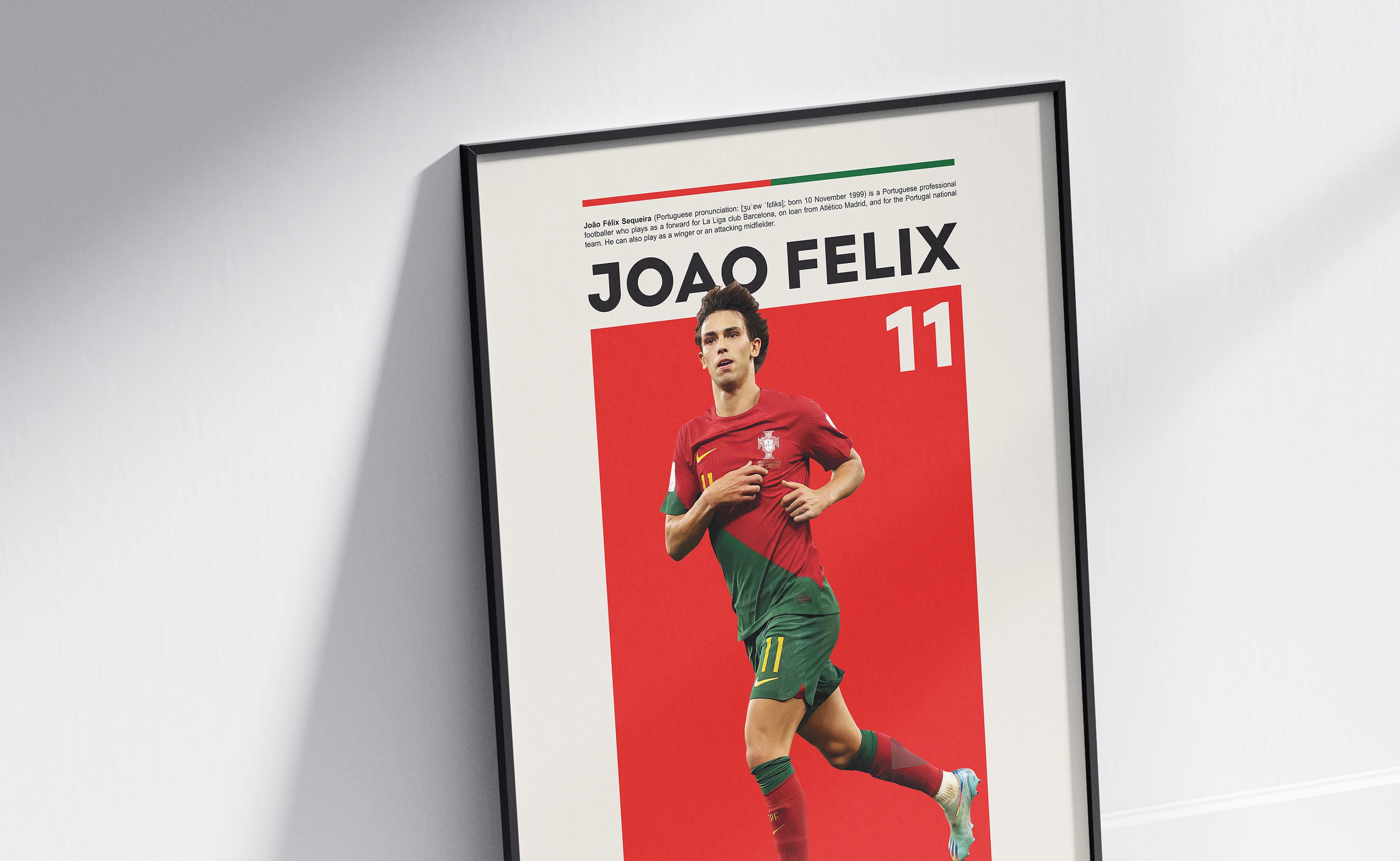 Joao Felix Poster, Portugal Poster, Joao Felix Print Art, Office Wall ...