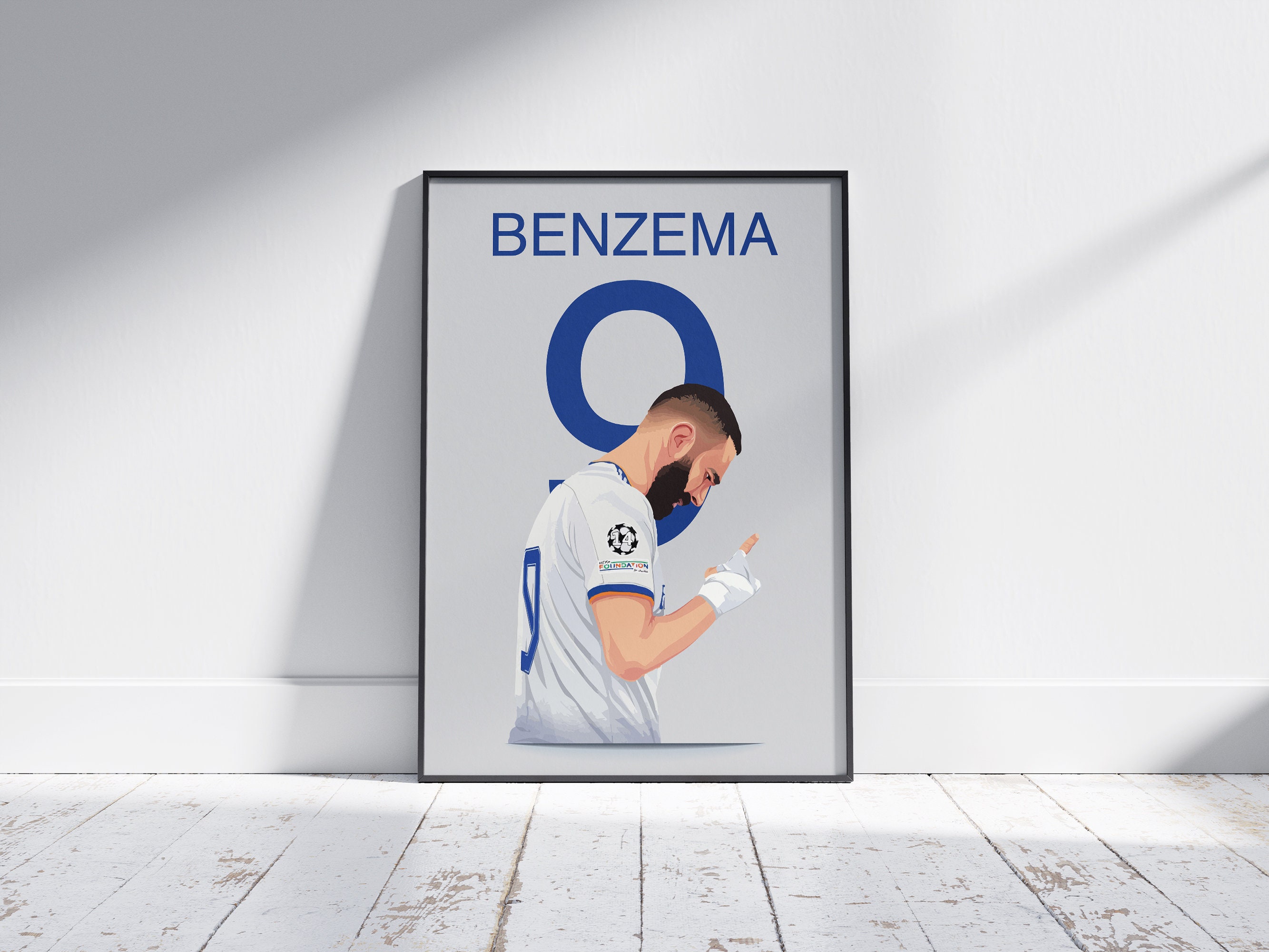 Karim Benzema Équipe De France Poster