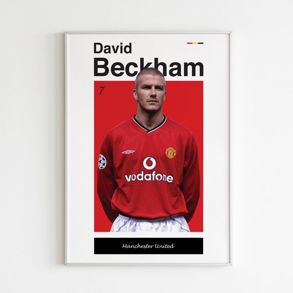 David Beckham - Etsy