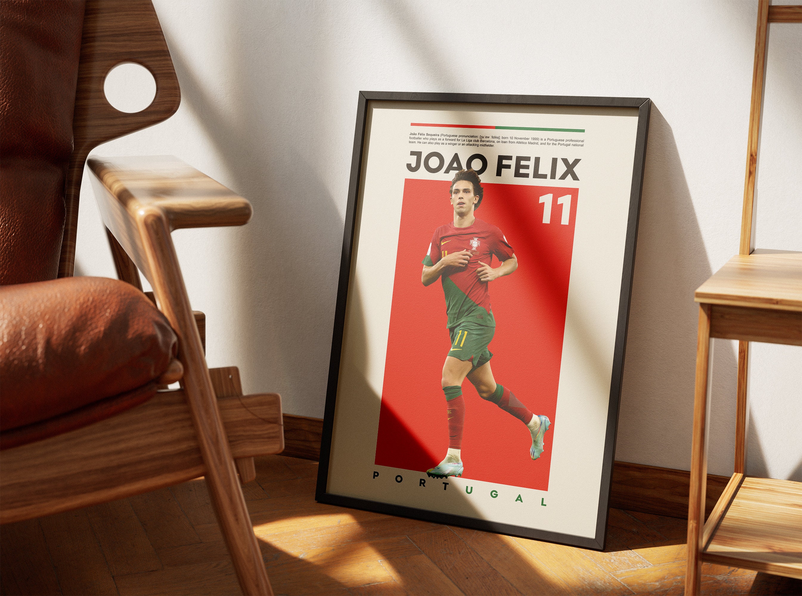 Joao Felix Poster, Portugal Poster, Joao Felix Print Art, Office Wall ...
