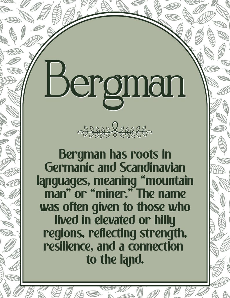 Personalized Last Name Art Print | Family Name History & Origin Wall ...