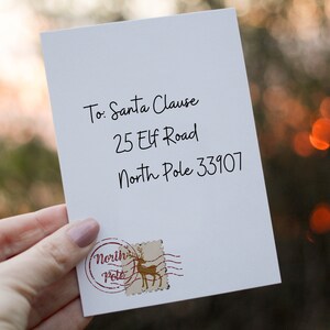 Letter to Santa Instant Download Printable PDF Format - Etsy