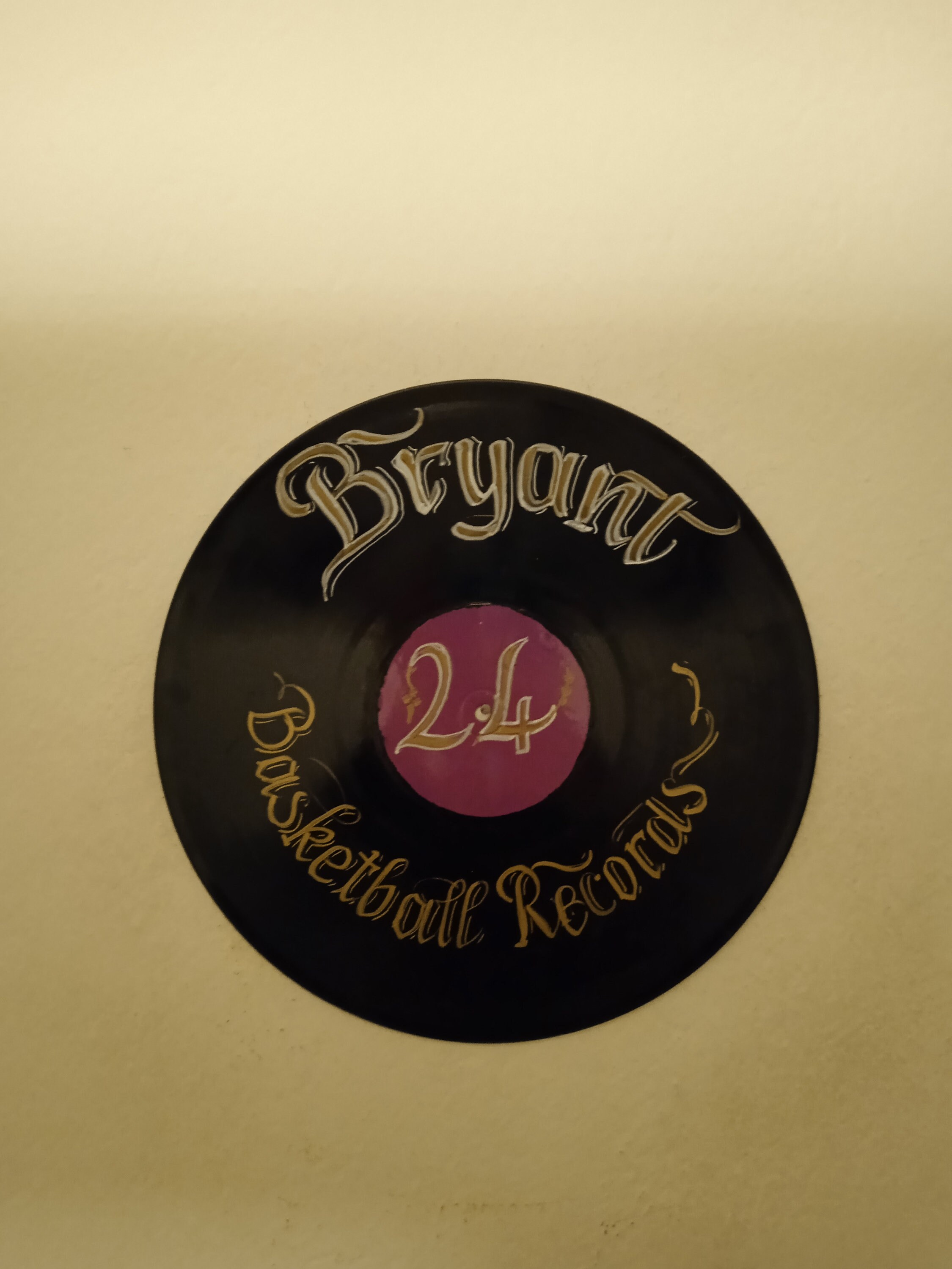 Kobe Bryant Calligraphy Basketball Record Hand Written - Etsy