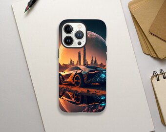 Retro Futuristic Phone Case - Etsy