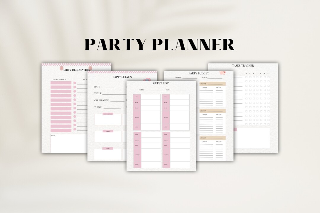 Party Planner Guide Event Party Planner Party Planner PDF Birthday ...