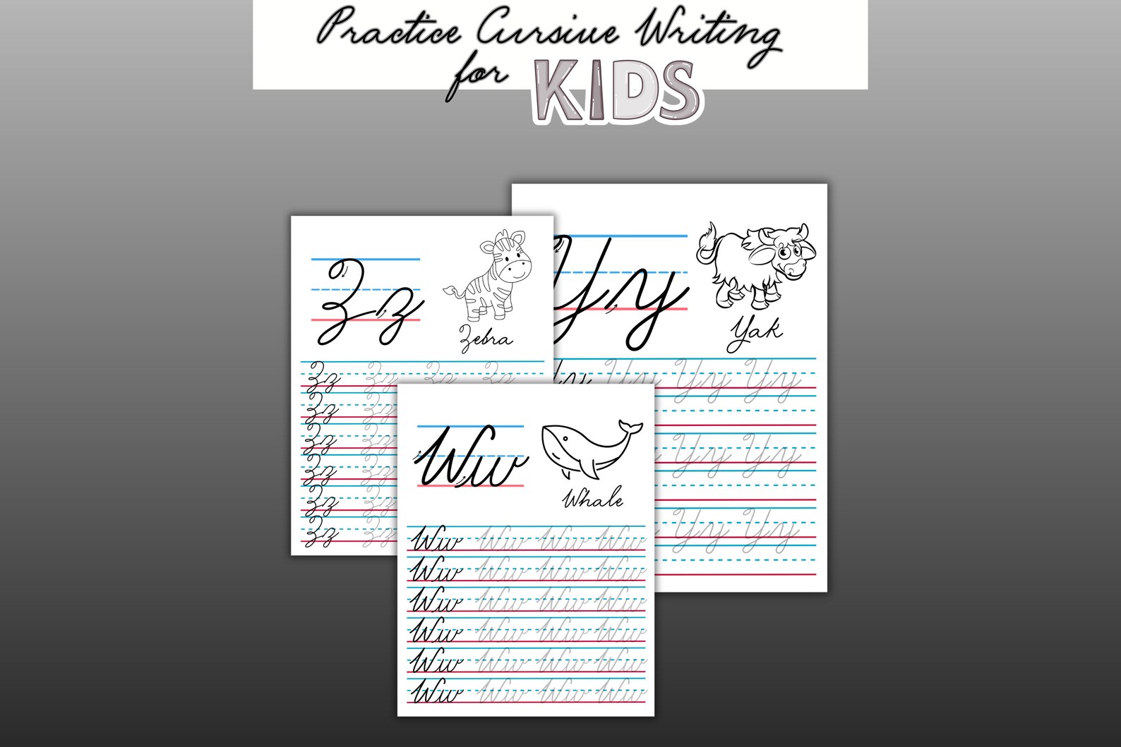 Cursive Writing Practice Sheets | Printable Writing Practice Sheets ...