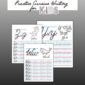 Cursive Writing Practice Sheets | Printable Writing Practice Sheets ...