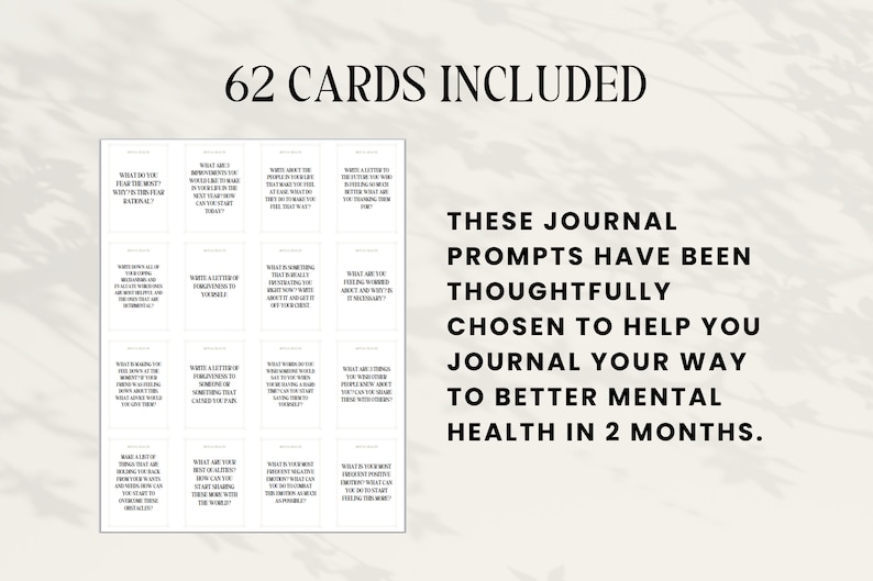 Journaling Prompts for Mental Health PDF | Journal Prompts for Mental ...