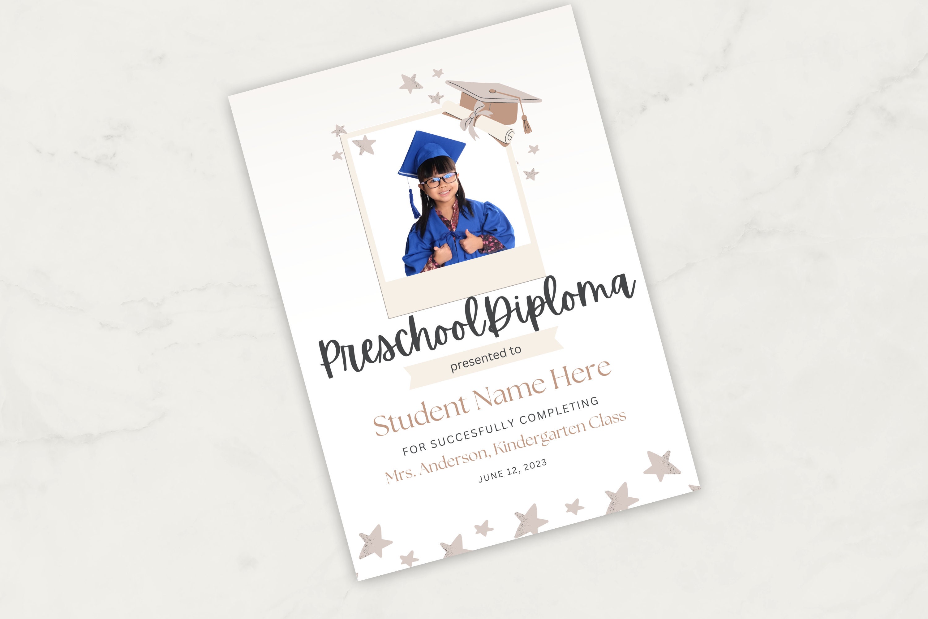 Printable Preschool Graduation Certificate | Preschool Graduation ...