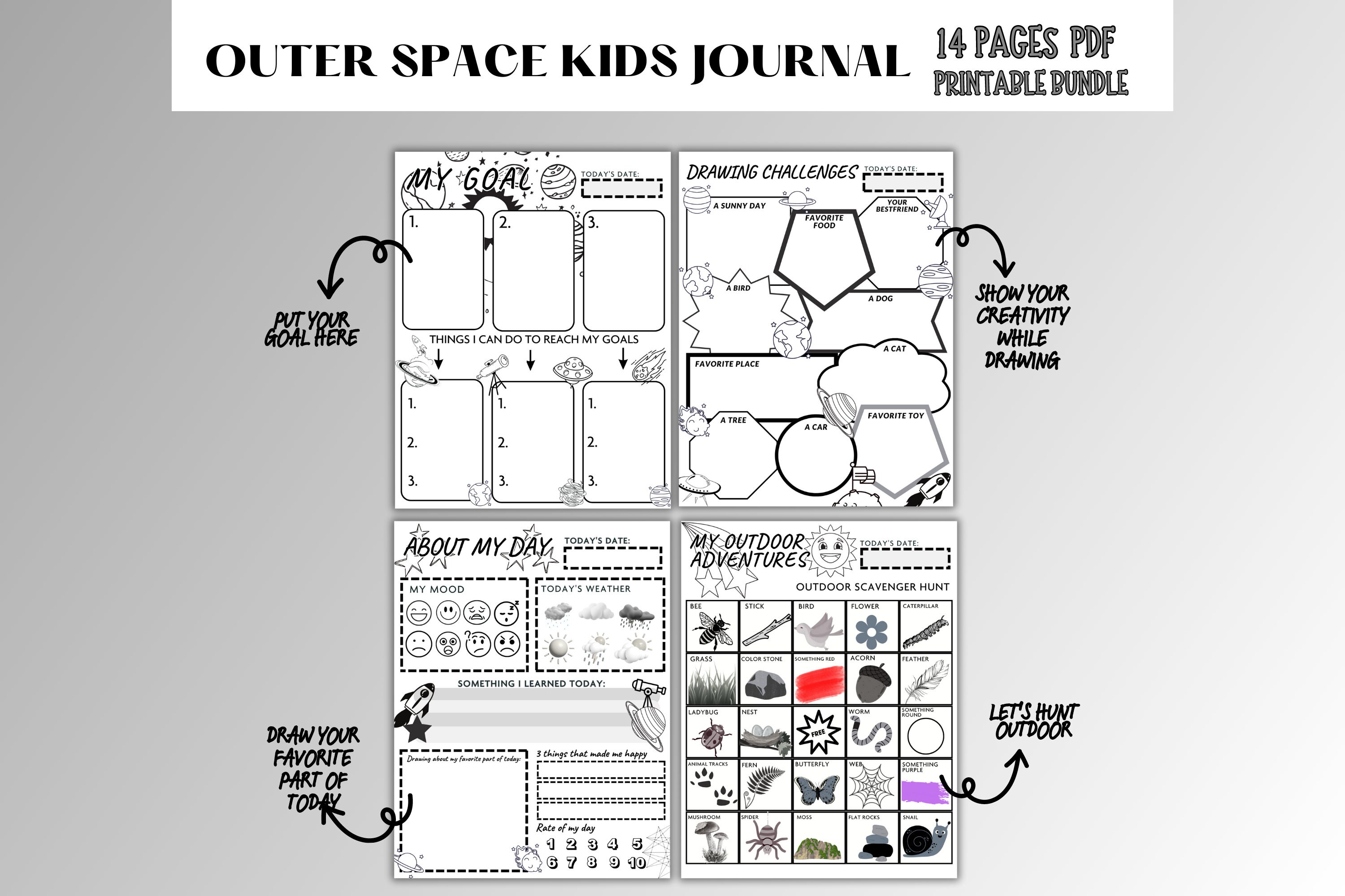 Space Activities for Kids | Space Coloring Page | Space Activity Page ...