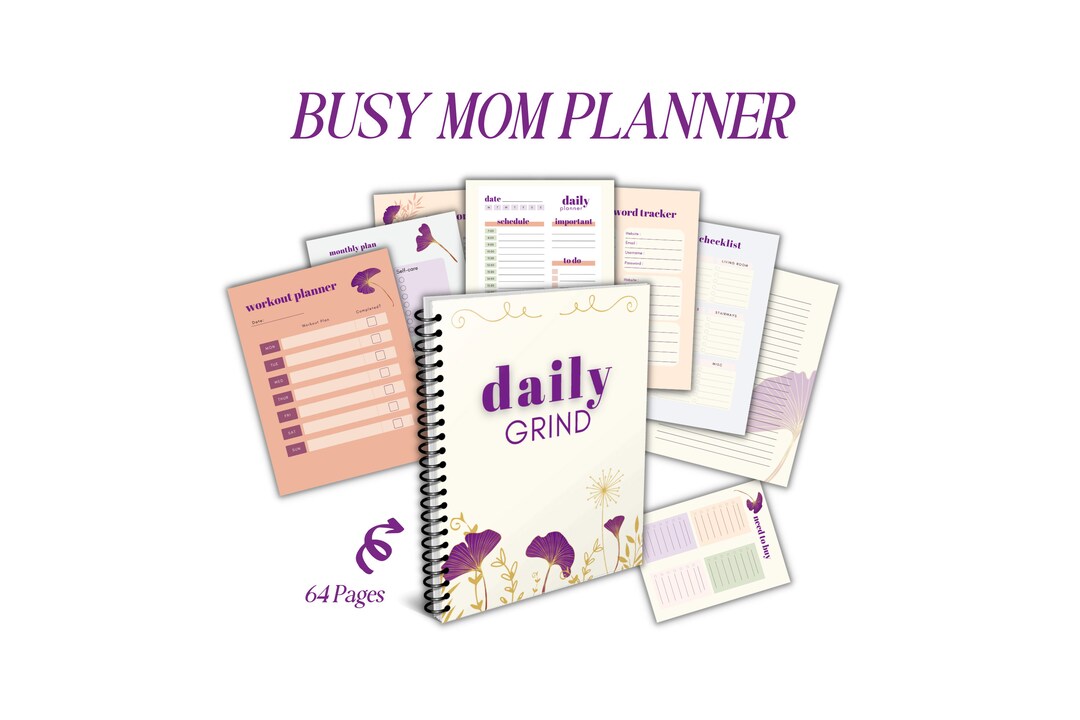 Printable Mom Daily Planner Mom Daily Planner Planner Printable Mom ...