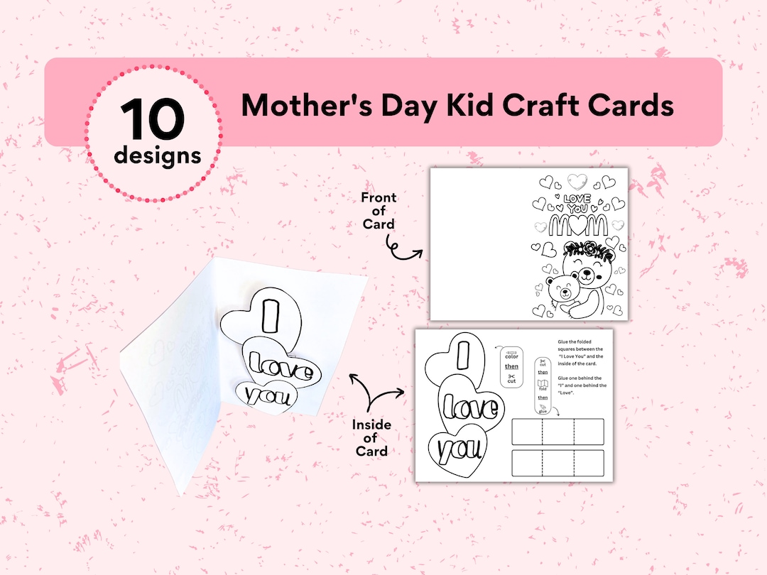 Mothers Day Craft Printable | DIY Crafts for Kids Mothers Day ...