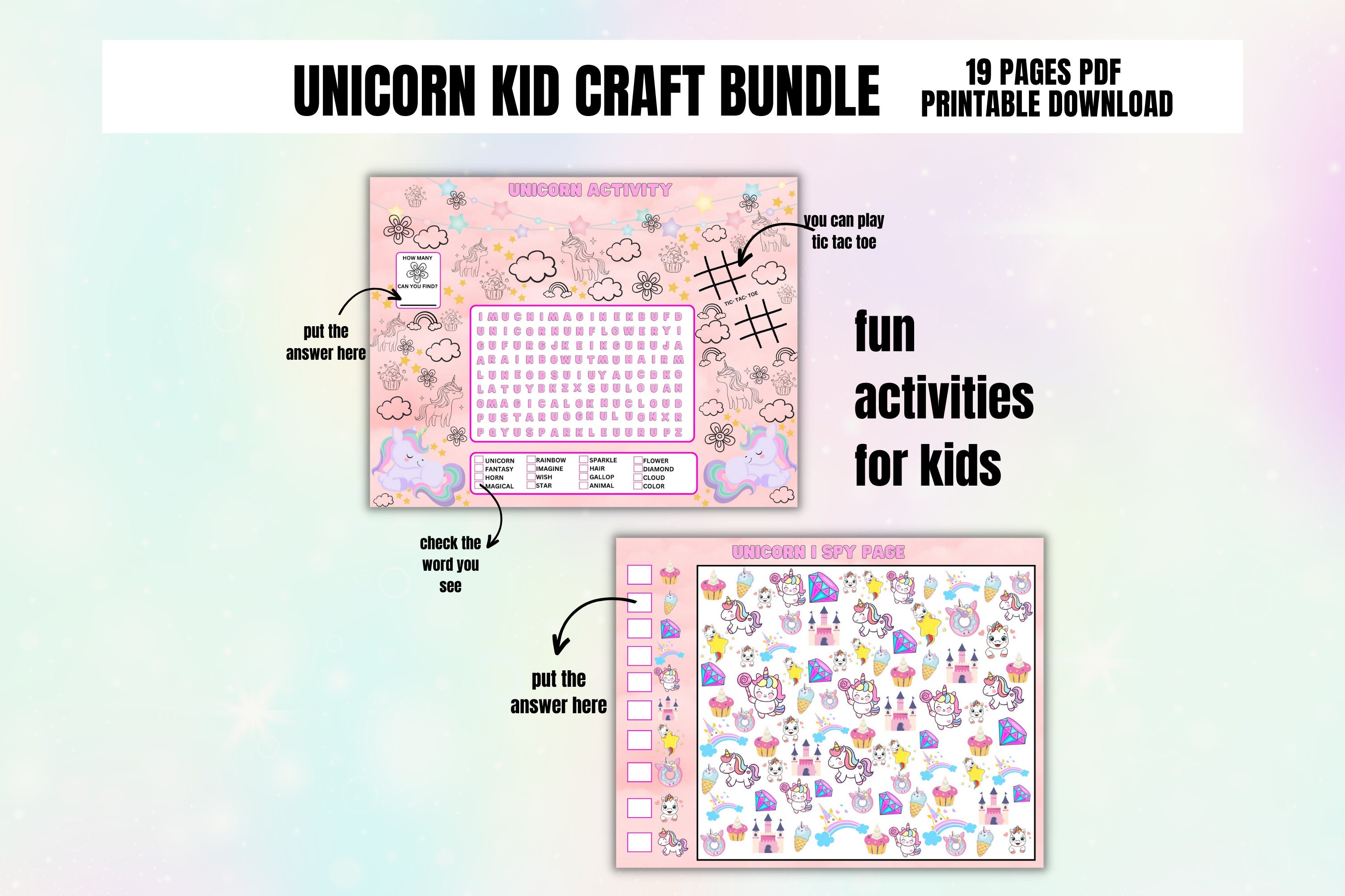 Printable Coloring Pages of Unicorns | Unicorn Printable | Unicorn ...