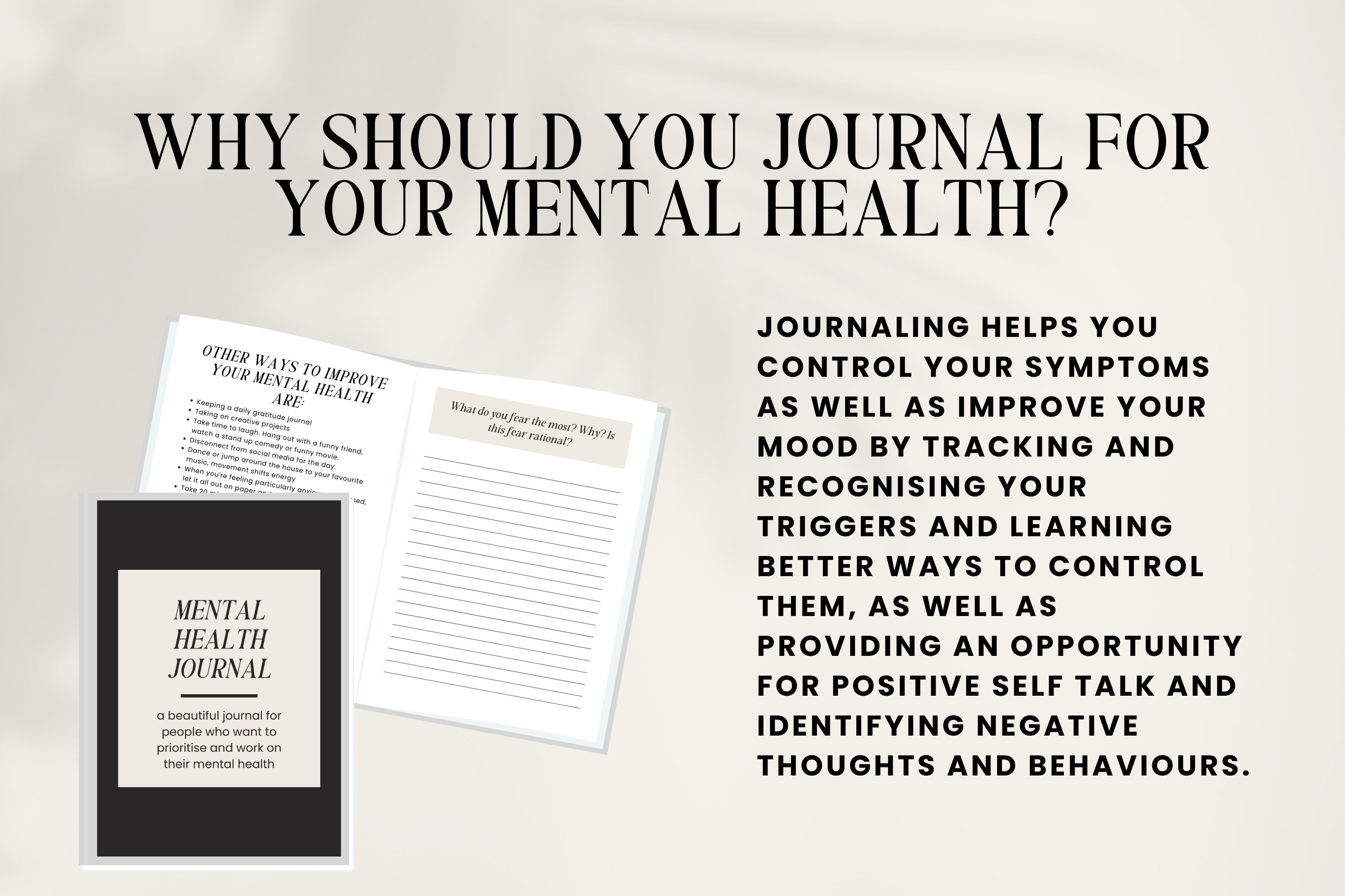 Journaling for Mental Health PDF | Journaling Prompts for Mental Health ...