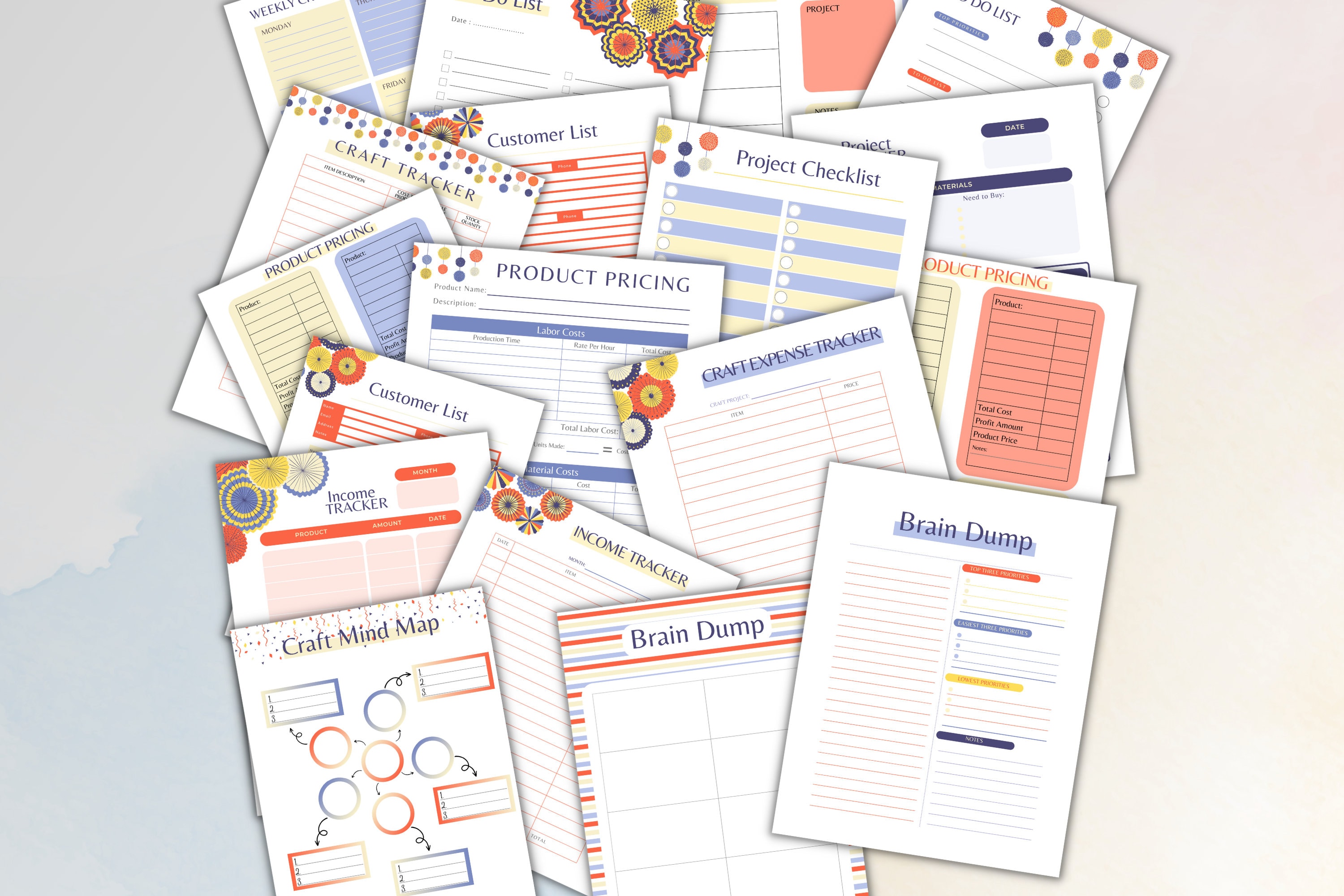 Craft Business Planner | Crafting Planner | Craft Planner Printable ...