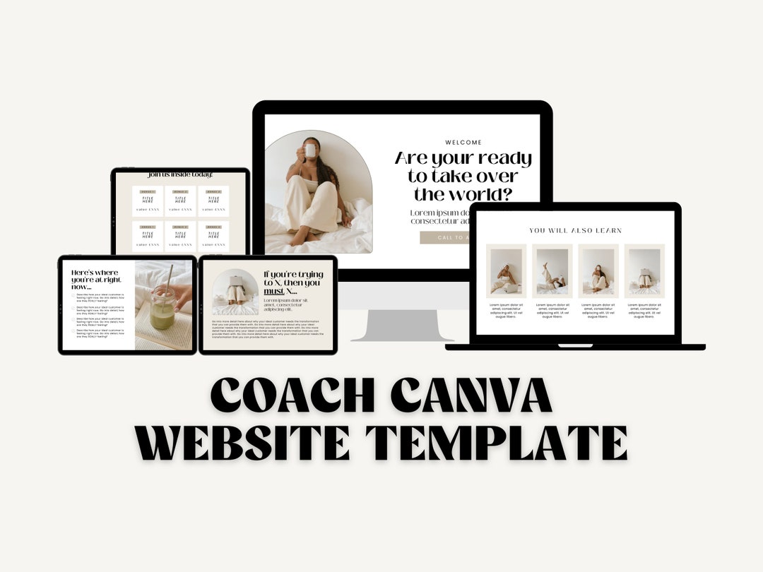 Sales Page Template Canva | Sales Page Canva | Canva Sales Page ...