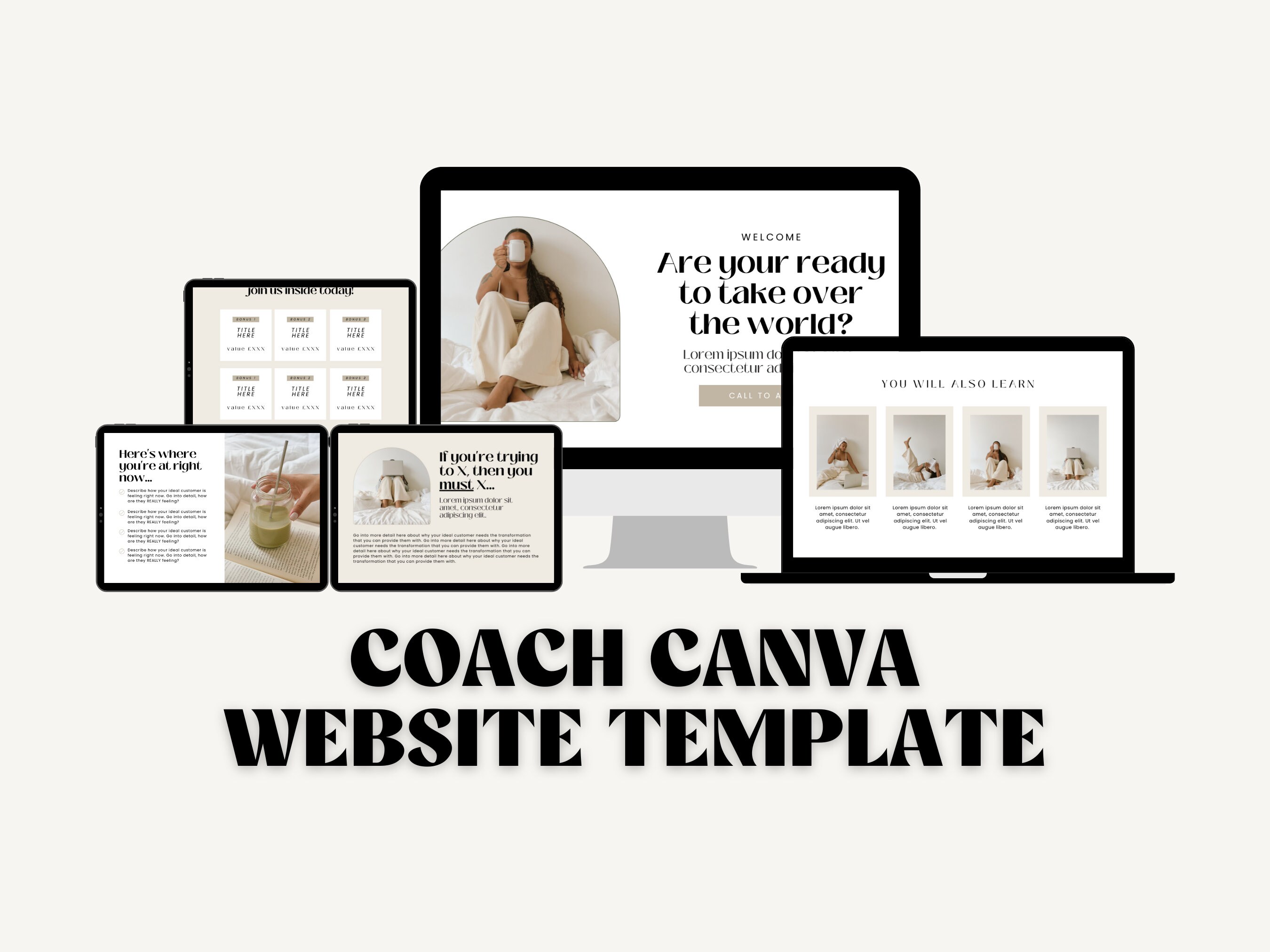Sales Page Template Canva Sales Page Canva Canva Sales - Etsy
