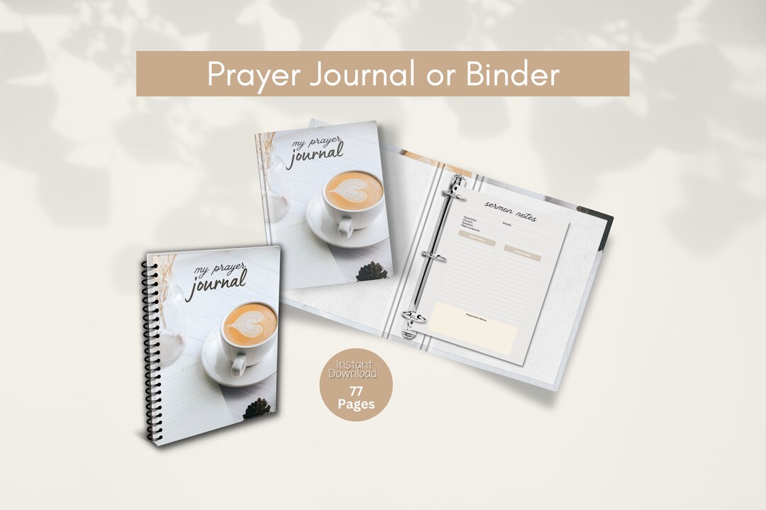Guided Prayer Journal | Prayer Journal Pages | Printable Prayer Journal ...