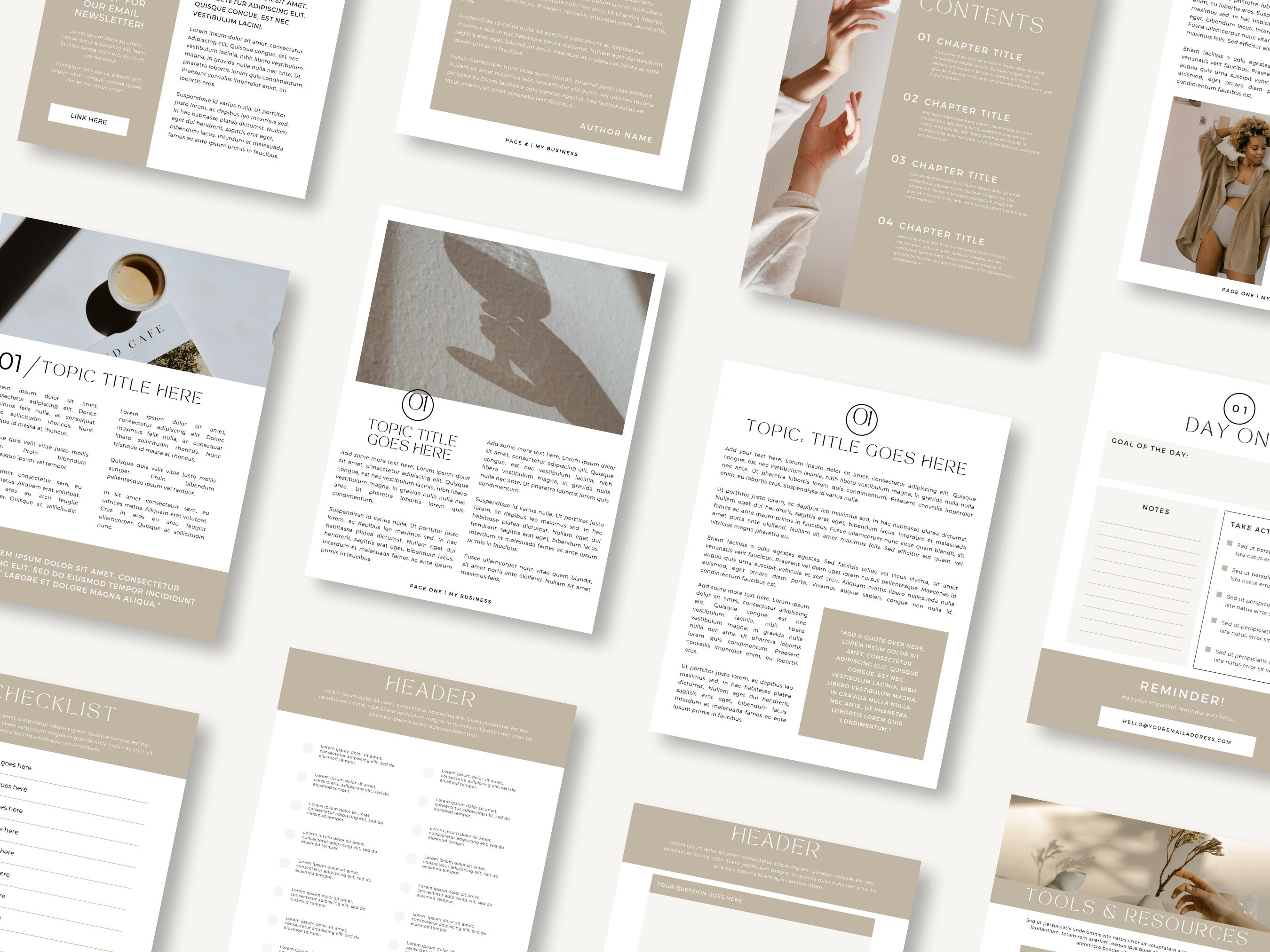 Workbook Template Canva Workbook Canva Templates Coaching Template ...